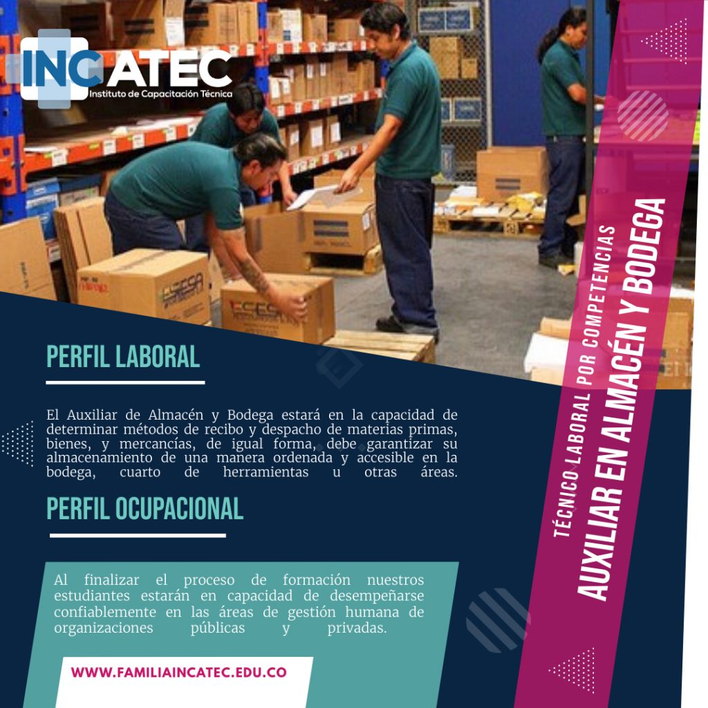 TÉCNICO LABORAL POR COMPETENCIAS AUXILIAR EN ALMACÉN Y BODEGA ...